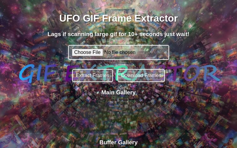 UFO GIF Frame Extractor ― Perchance Generator