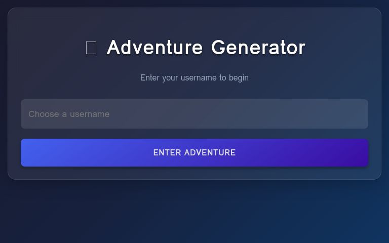 Adventure Generator