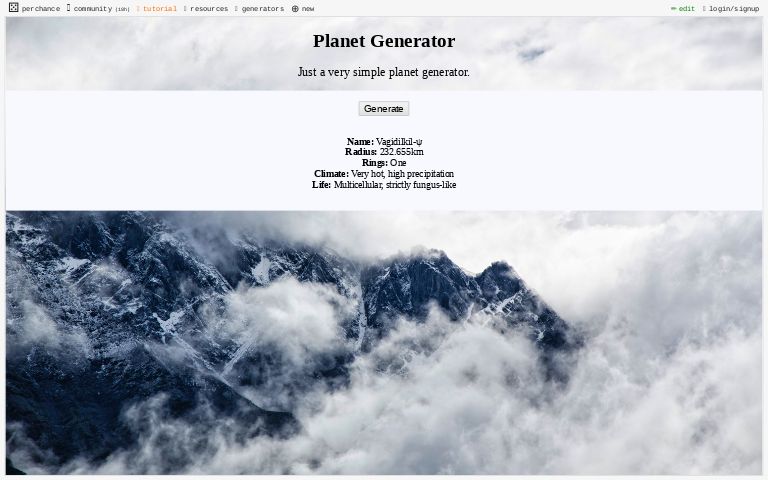 Planet Generator