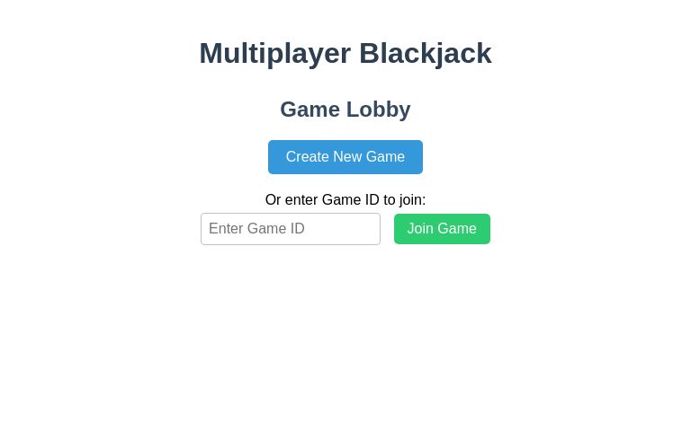 Multiplayer Blackjack ― Perchance Generator