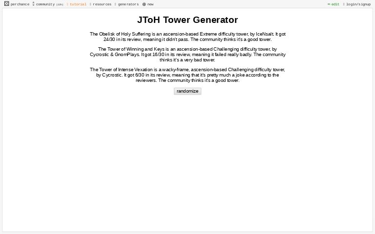 JToH Tower Generator