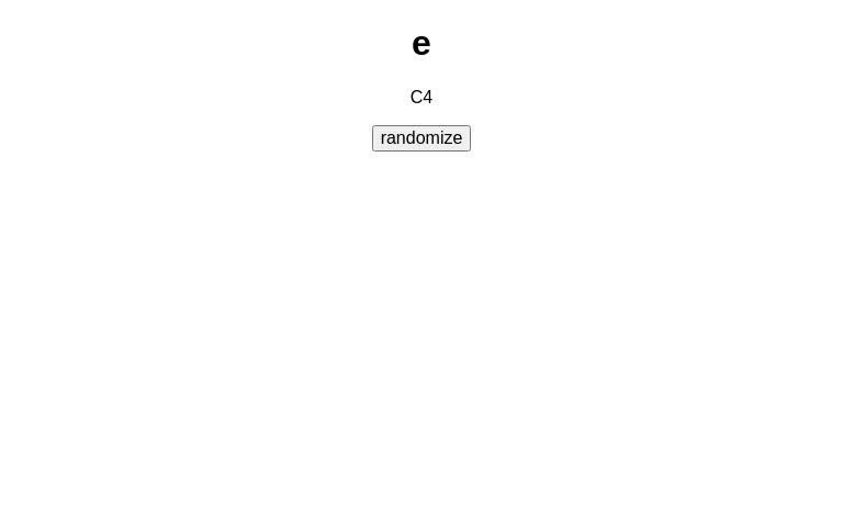 e ― Perchance Generator
