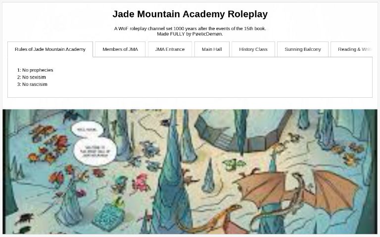 Jade Mountain Academy Roleplay