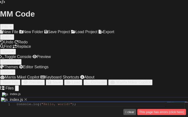 MM Code ― Perchance Generator