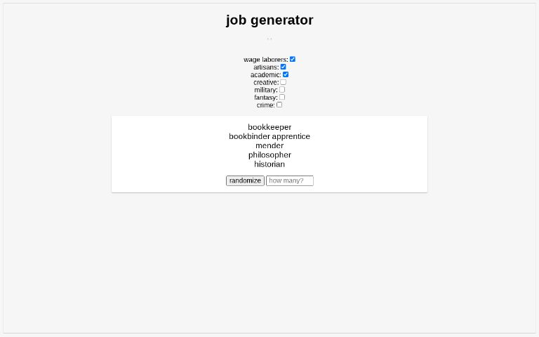 job generator