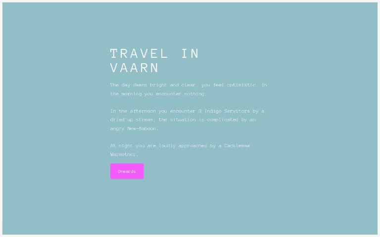 Travel in vaarn ― Perchance Generator