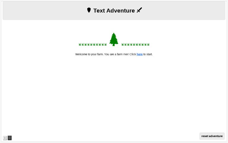 Text Adventure ― Perchance Generator