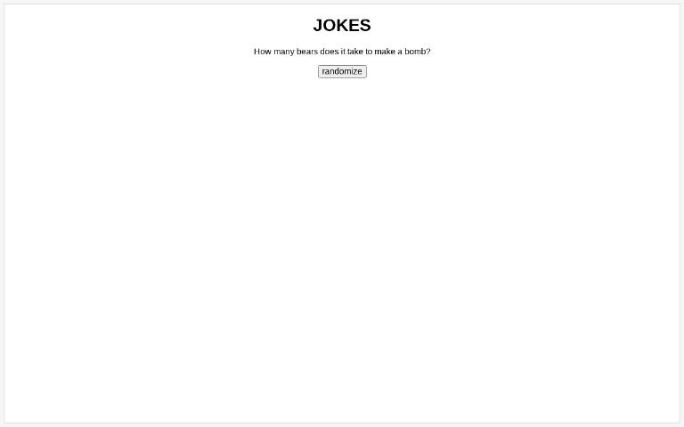 JOKES ― Perchance Generator