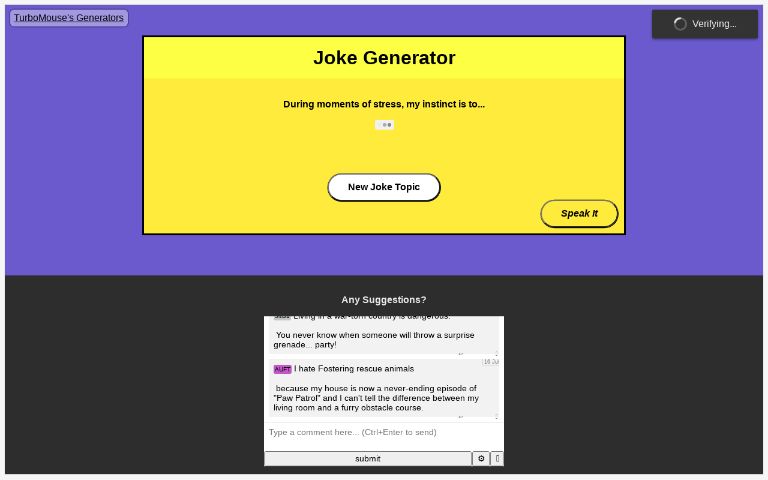 Joke Generator