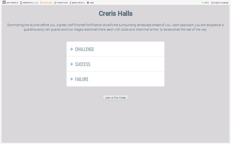 Ackebury Haven ― Perchance Generator