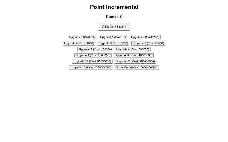 Point Incremental ― Perchance Generator