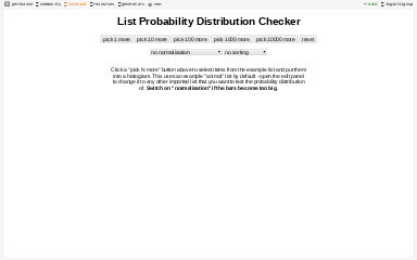 List Probability Distribution Checker ― Perchance Generator
