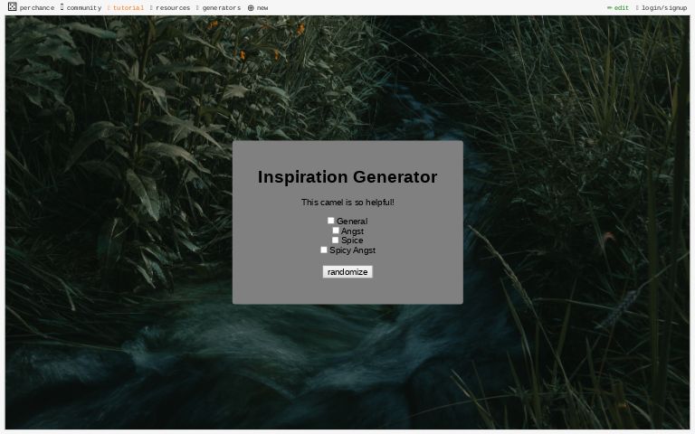 Inspiration Generator