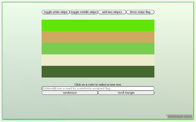 Pride Flag Generator