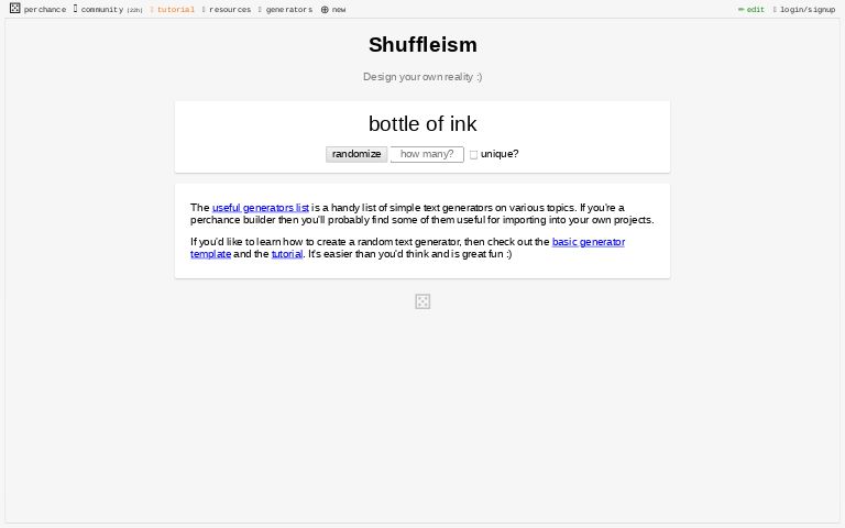 Random Object Generator