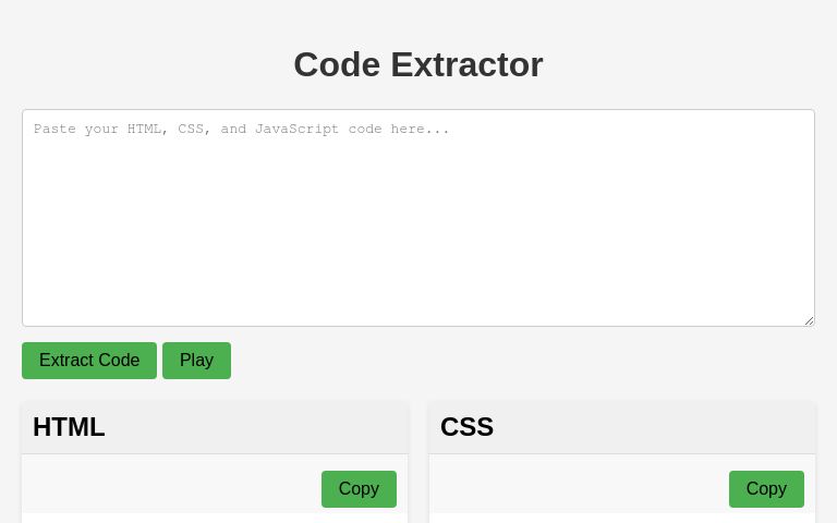 Code Extractor ― Perchance Generator