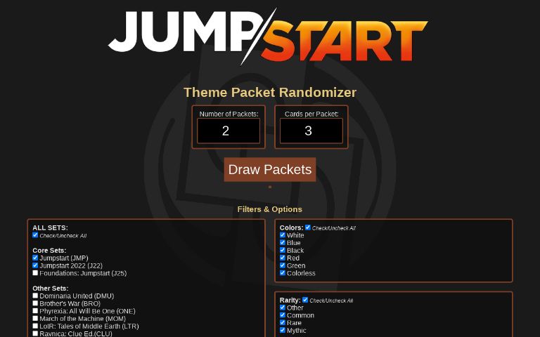 Theme Packet Randomizer ― Perchance Generator
