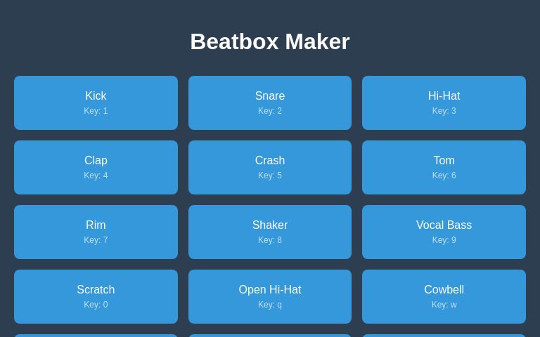 Beatbox Maker ― Perchance Generator