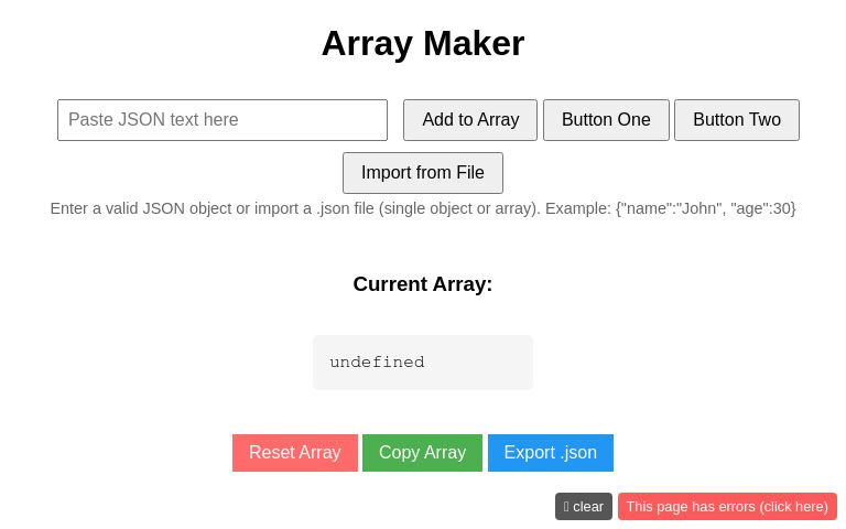 Array Maker ― Perchance Generator
