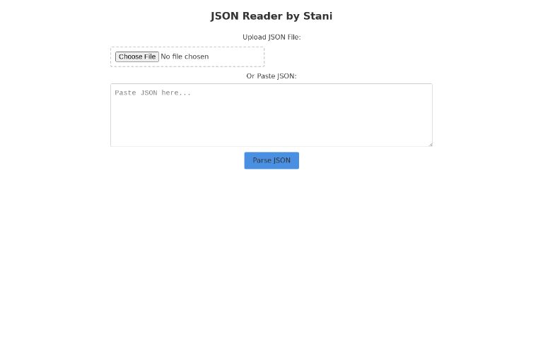 JSON Reader by Stani ― Perchance Generator
