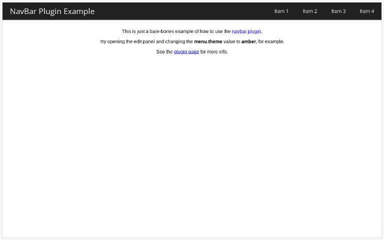 navbar plugin example