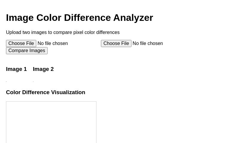 Image Color Difference Analyzer ― Perchance Generator