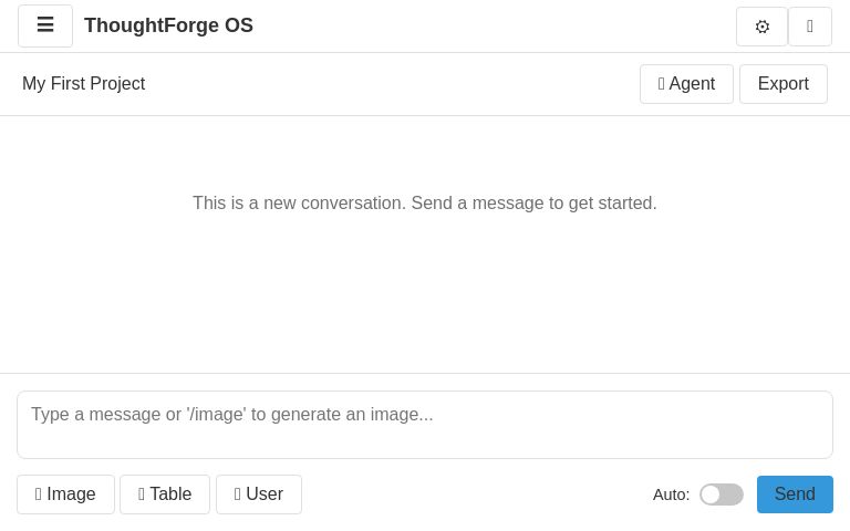 ThoughtForge OS ― Perchance Generator