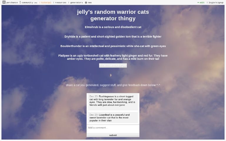 jelly's random warrior cats generator thingy