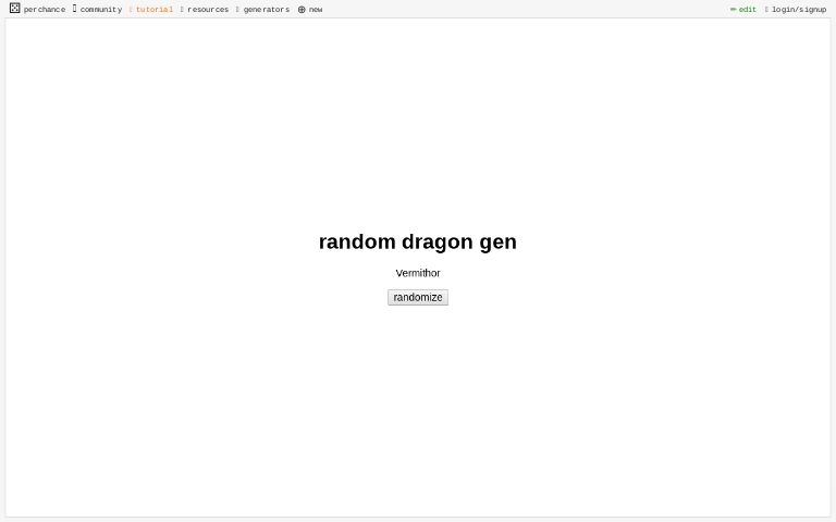 random dragon gen ― Perchance Generator