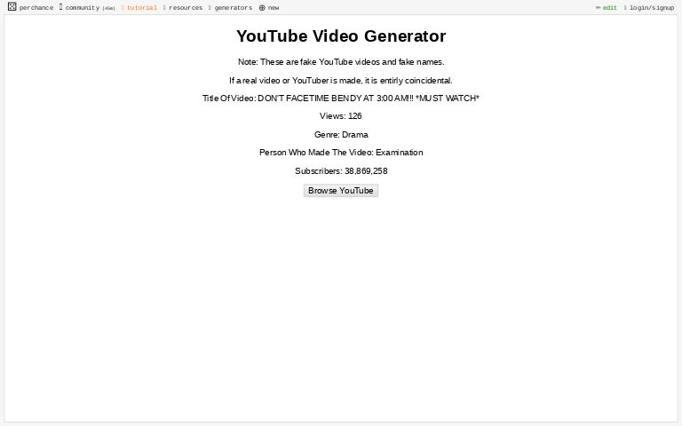 YouTube Video Generator
