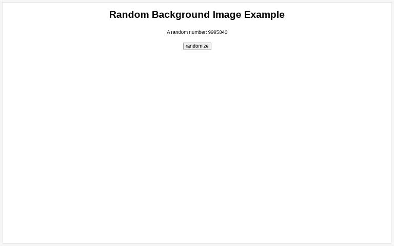 Random Background Image Example ― Perchance Generator