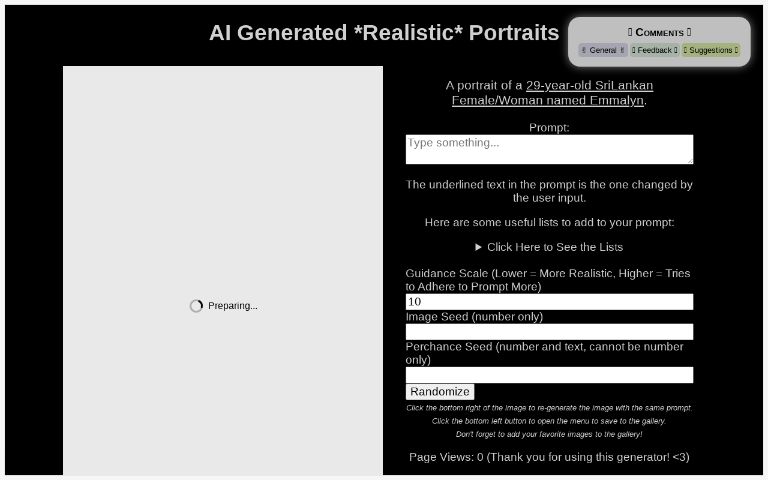 AI Generated *Realistic* Portraits