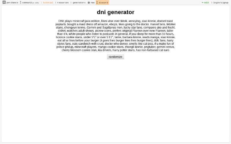 dni generator