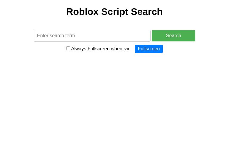 Roblox Script Search ― Perchance Generator