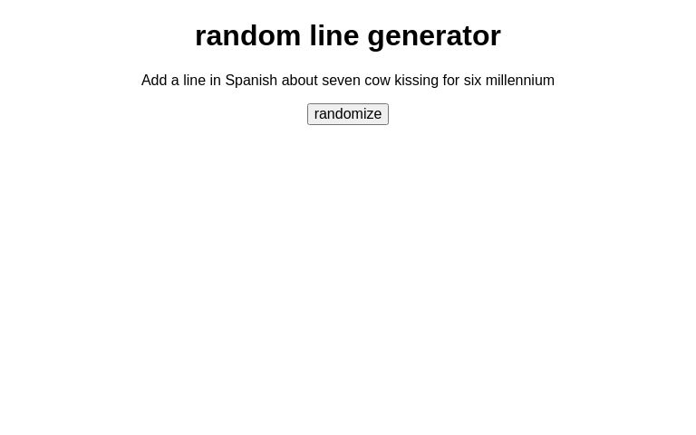 random line generator