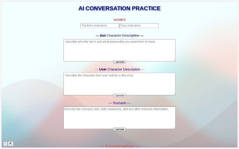 AI Chat & Roleplay (free, no sign-up, fast, unlimited)
