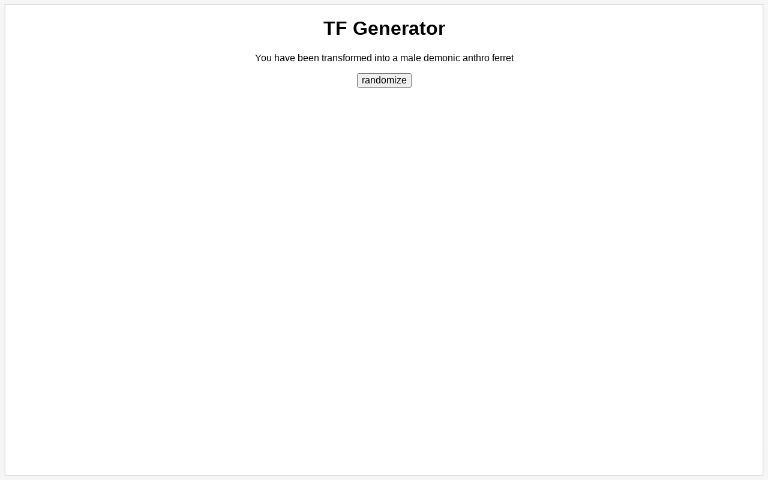 TF Generator