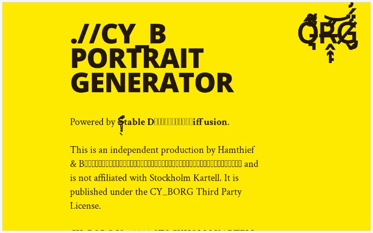 .//CY_B̴̞͉͔̗̰̪̕Ő̵͉͊͌R̶̭͎̙̋͝G̸̡̬͑̈́͗ PORTRAIT Generator