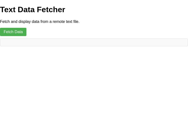 Text Data Fetcher ― Perchance Generator