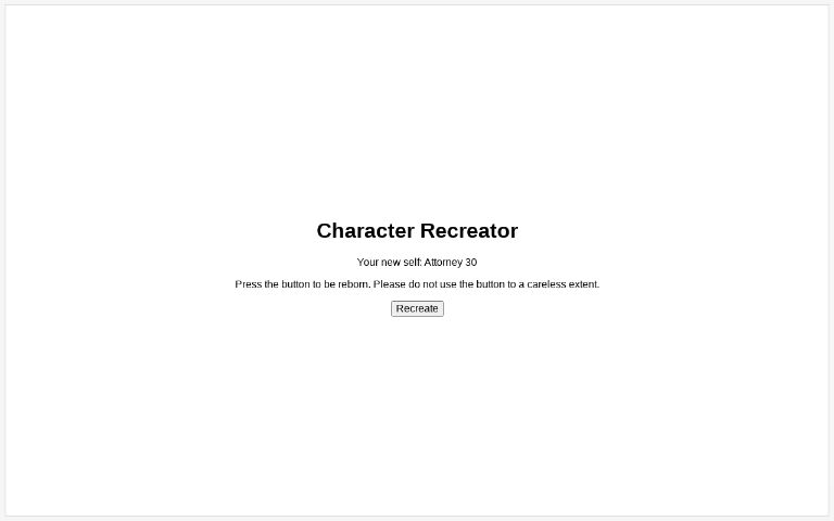 Character Recreator ― Perchance Generator