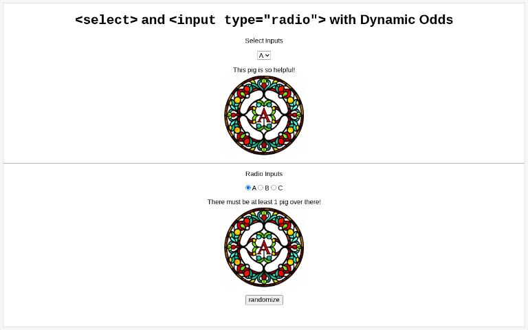 and with Dynamic Odds ― Perchance Generator
