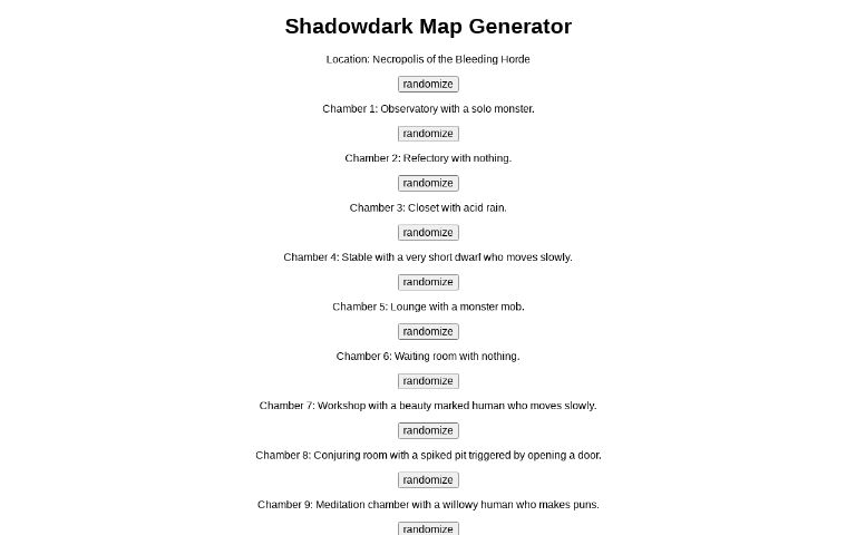 Shadowdark Map Generator