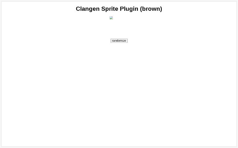 Clangen Sprite Plugin (brown)