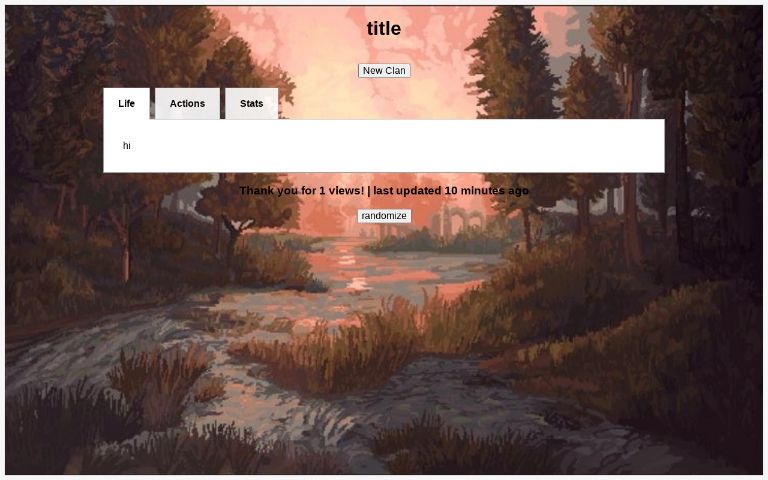 title ― Perchance Generator