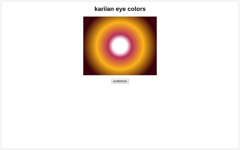 kariian eye colors ― Perchance Generator
