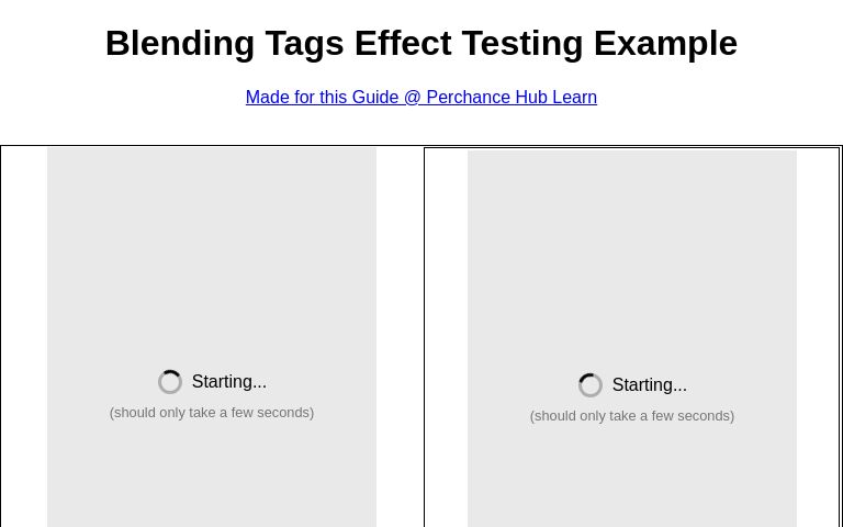 Blending Tags Effect Testing Example ― Perchance Generator