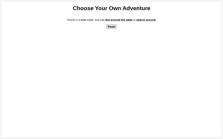Choose Your Own Adventure ― Perchance Generator