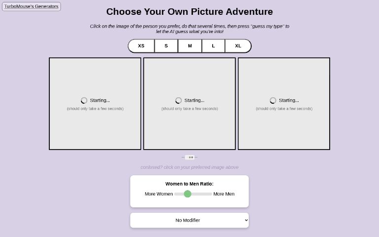 Choose Your Own Picture Adventure ― Perchance Generator