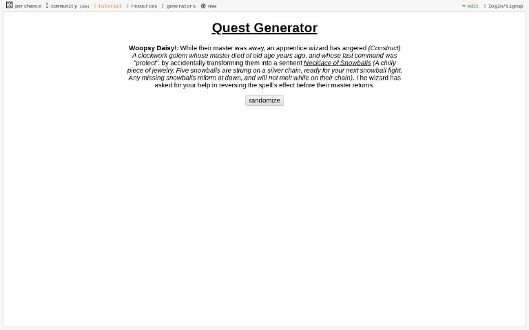 Quest Generator