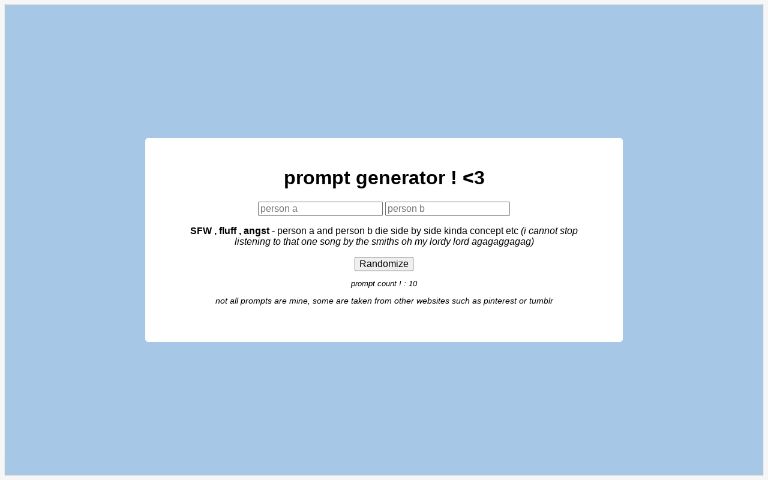 prompt generator